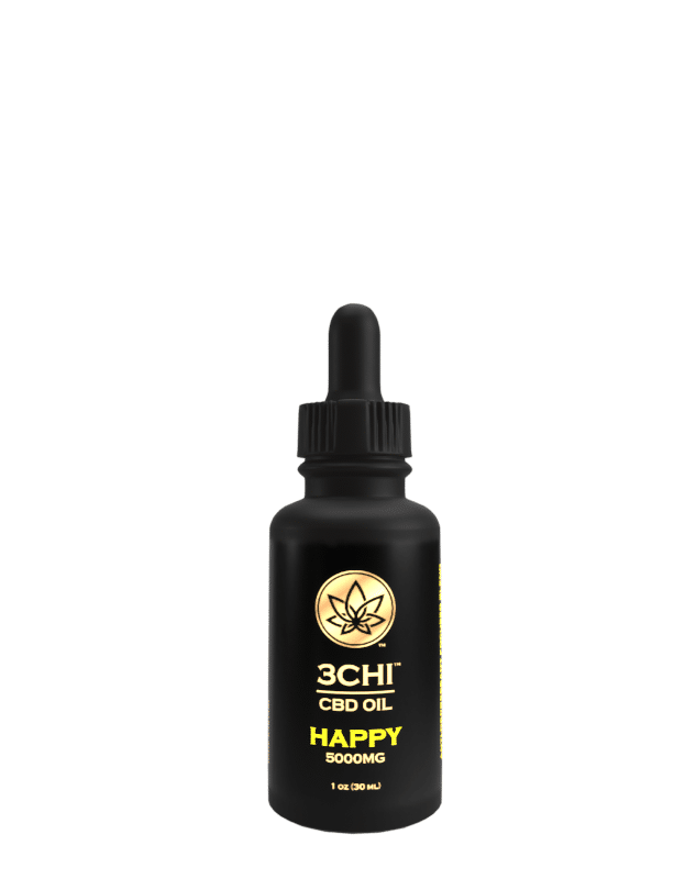 Happy CBD Oil | Broad Spectrum Hemp Oil | 3Chi CBD