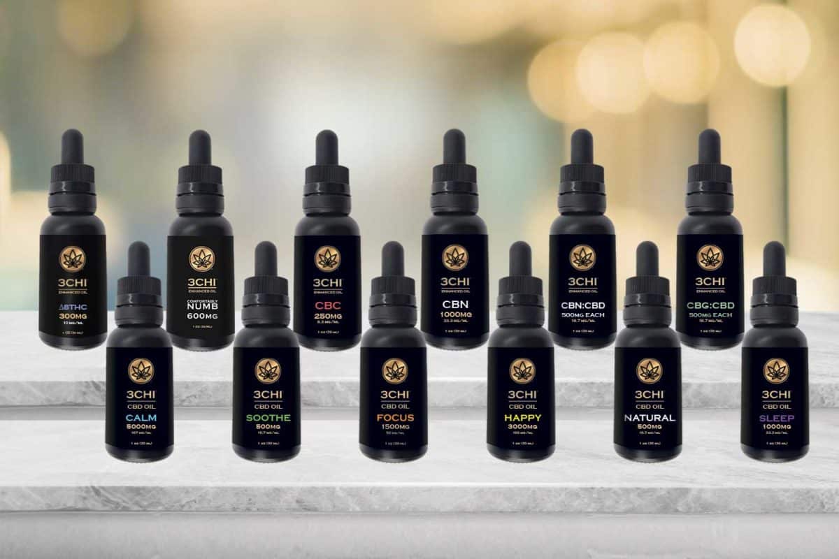 3Chi's Twelve Tincture Blends: Discover the Perfect Blend