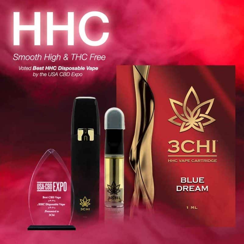 3Chi Wins Best HHC Disposable Vape At 2021 USA CBD Expo