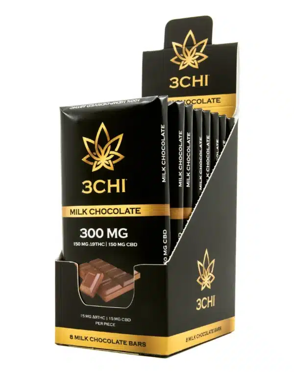 Delta 9 Chocolate Bar | Delta 9 THC Milk Chocolate | 3CHI