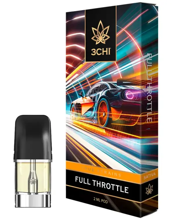 Full Throttle True Strains 2ml Vape Pod 3chi