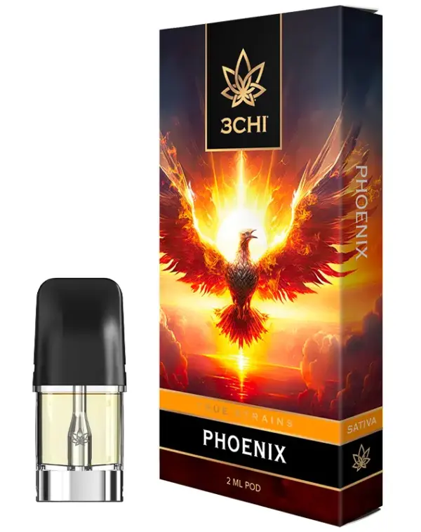 Phoenix True Strains Vape Pod 3chi Phoenix 2ml Vape