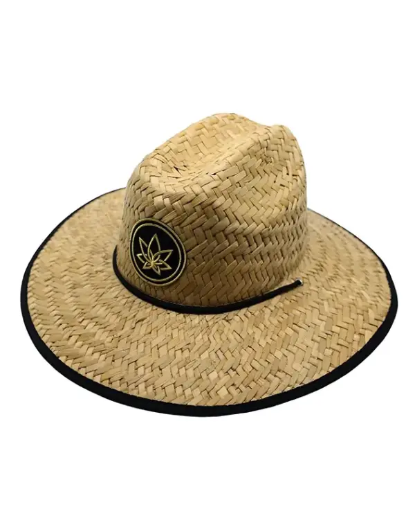 Wide Brim Straw Hat - Shop 3Chi Black Diamond Straw Hat
