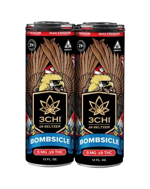 Delta 9 THC Seltzer - Bombsicle - 5mg - 3CHI