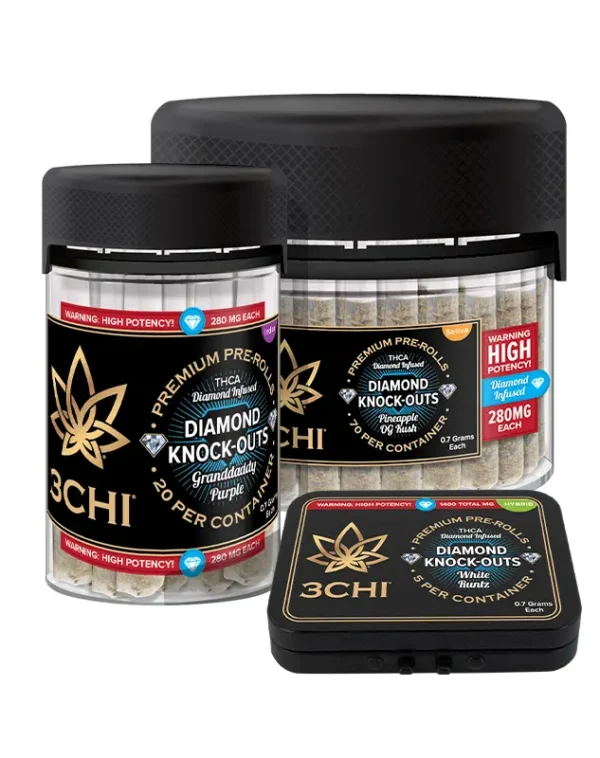 .7g Diamond Knock-Out THCA Infused Pre-Roll - 3CHI