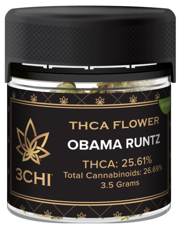 3CHI Presents: The Story of Obama Runtz Strain and THCA Flower - 3CHI